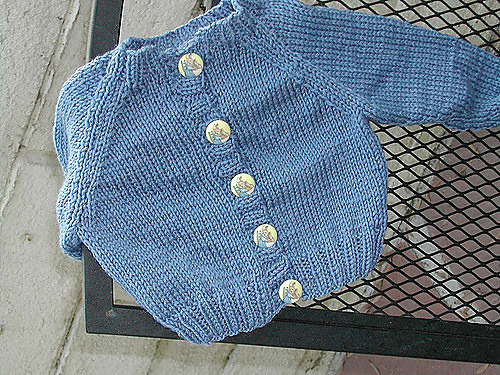 Ravelry: Raglan Cardigan with Fully Fashioned Shaping pattern by Debbie ...