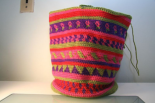 Ravelry: Fair Isle Tote pattern by Valerie Kurita