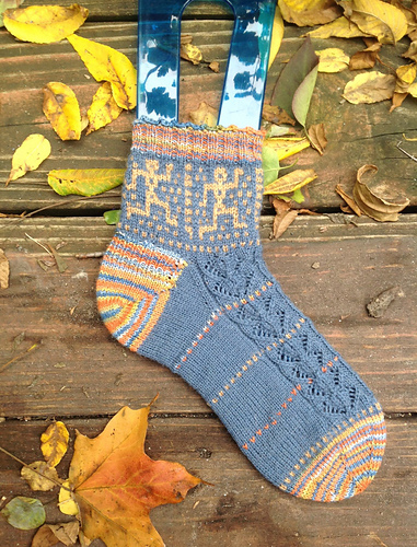 Ravelry: Dancing Skeleton Socks pattern by SLM Designs