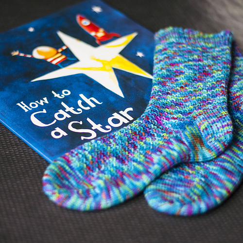 Ravelry: Stargazer Cuff Down Socks pattern by Stargazer Studios