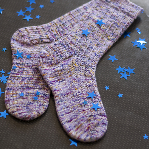 Ravelry: Shooting Star Socks pattern by Stargazer Studios