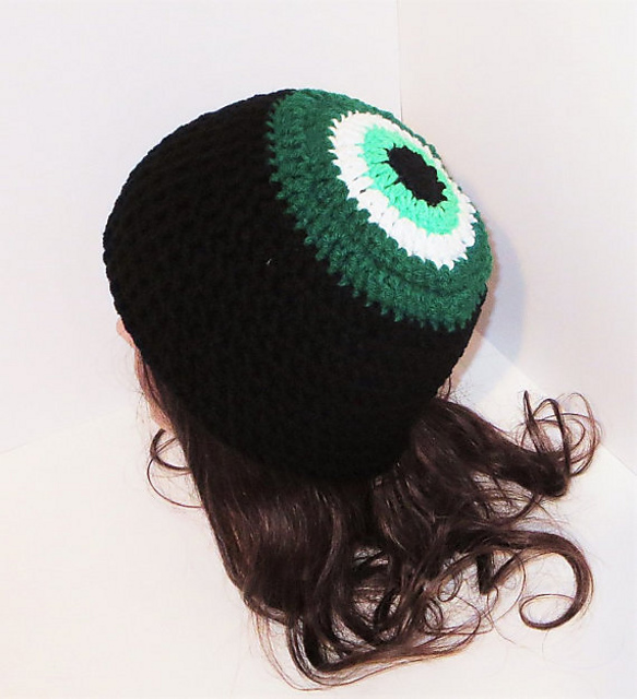Ravelry: Evil Eye Hats! pattern by Stephani Grace Miller