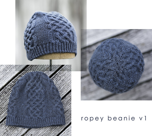 Ravelry: Ropey Hat Collection pattern by handmade by SMINÉ