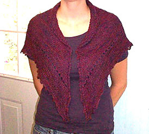 Ravelry: Simple Faroese Shawl pattern by Susan Sarabasha