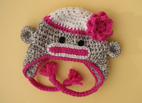 Ravelry: Two-layer Flower to Adorn a Sock Monkey Hat pattern by Shelley ...