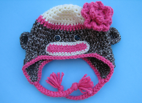 Ravelry: Two-layer Flower to Adorn a Sock Monkey Hat pattern by Shelley ...