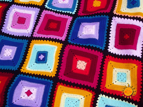 Ravelry: OlgaSoleil's ☼ Simple Square Blanket