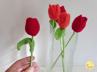 Ravelry: Tulip Crochet Flower pattern by Sol Maldonado