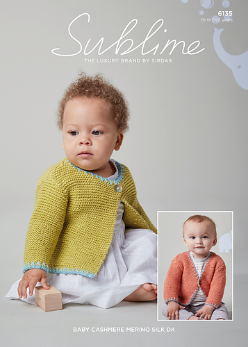 Ravelry: Baby’s Cardigans 6135 pattern by Sublime Yarns
