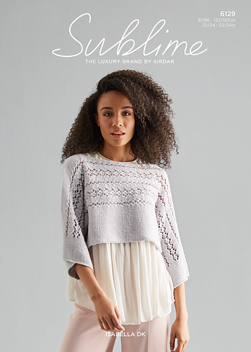 Ravelry: Lace Top 6129 pattern by Sublime Yarns