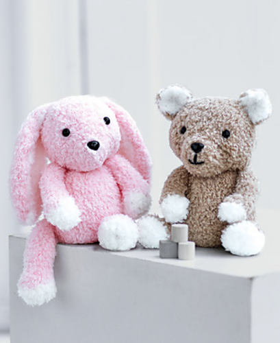 Ravelry: Teddy Bear & Bunny Rabbit 2521 pattern by Sirdar