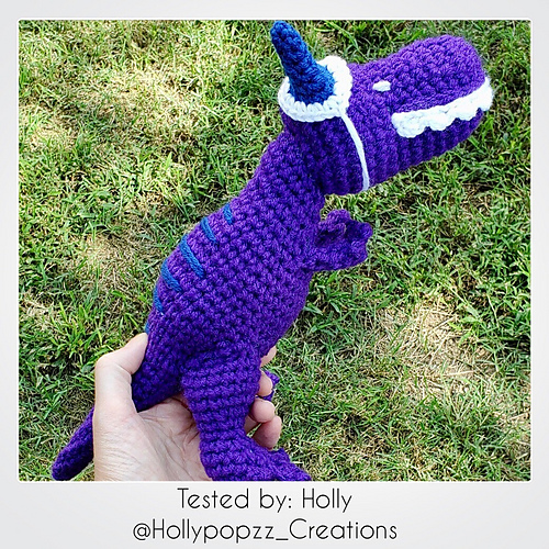 Ravelry: T-rex pattern by Zsófia Muraközi