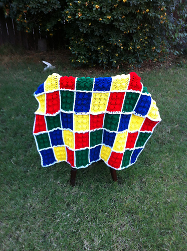Ravelry: Lego Block pattern by Eva Ferrebee