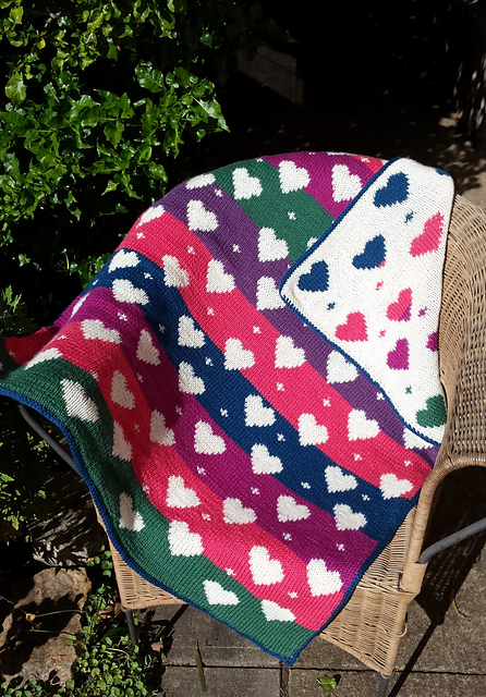 Ravelry: Baby Love - Double Knit Blanket pattern by Loani Prior