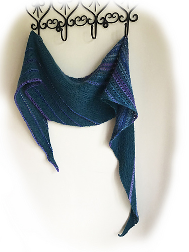 Ravelry: Dartmoor Streams Shawl pattern by Spin A Yarn Devon