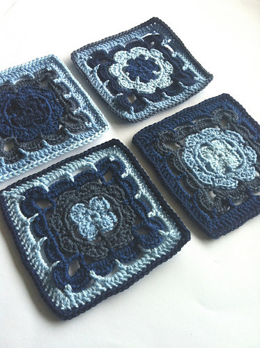 Ravelry: Shell Collection 6" Granny Square pattern by Shelley Husband