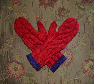 Ravelry: Children's Two Needle Cable Mittens No. 636 pattern by ...