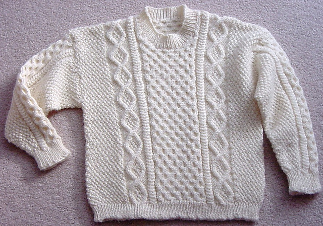 Ravelry: Aran Jumper pattern by Cleckheaton