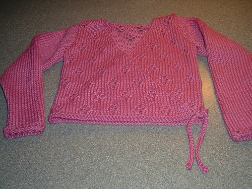 Ravelry: Toddler Ballet Wrap pattern by Eileen Casey