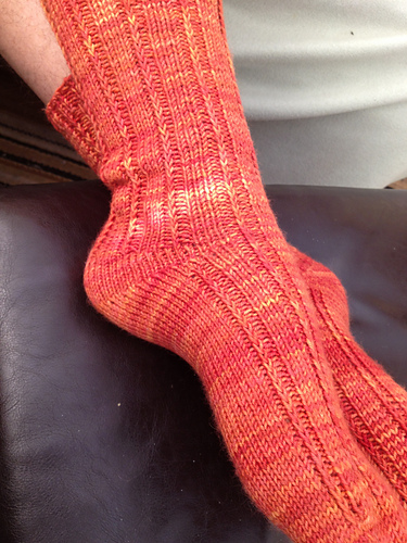 Ravelry: Twisted Slip-Stitch Socks pattern by Sean Riley