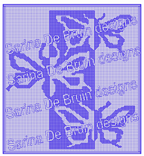 Ravelry: Interlocking Butterfly strip pattern by Sarina De Bruin