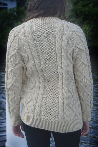 Ravelry: Avery Irish Knit Sweater pattern by Sueann Nichols