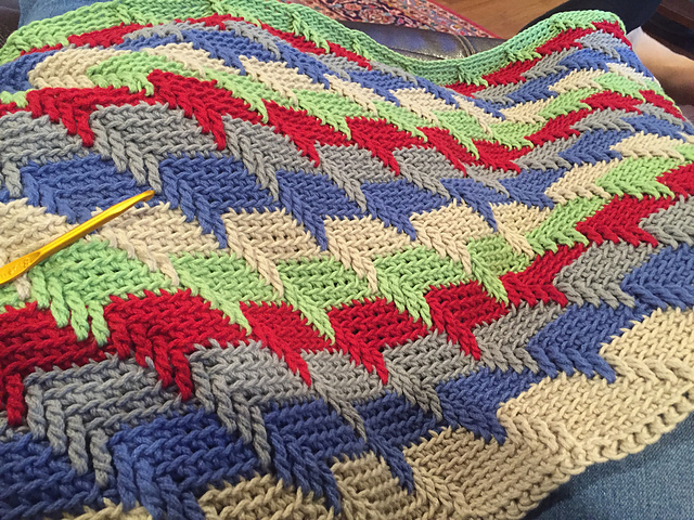 Ravelry: MyTangledLife's Apache Tears Throw