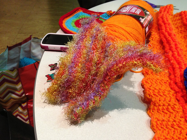 Ravelry: stacycantrell's Yarn-bomb Greek Column for tree or pole