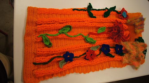 Ravelry: stacycantrell's Yarn-bomb Greek Column for tree or pole