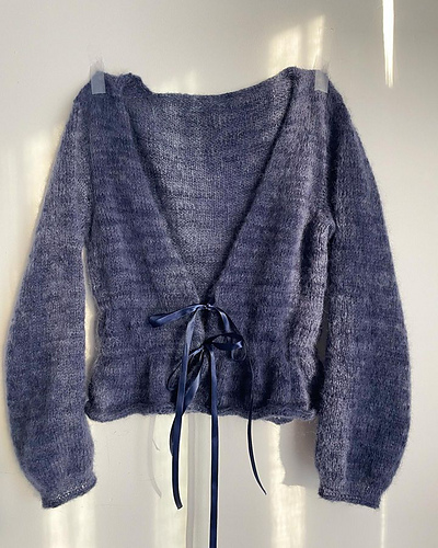 Ravelry: Tied and True Cardigan pattern by Tamara Jordan