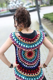 Ravelry: Mandala Vest pattern by Jennifer Xerri