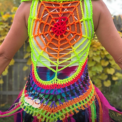 Ravelry: SpiderWeb Fae Vest pattern by Jennifer Xerri