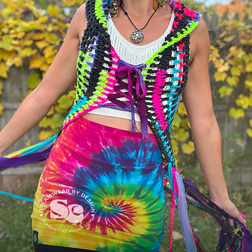 Ravelry: SpiderWeb Fae Vest pattern by Jennifer Xerri