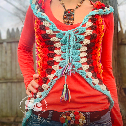 Ravelry: Mandala Vest pattern by Jennifer Xerri