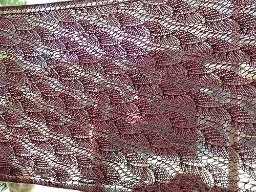 Ravelry: stashaholic's Nefertiti wrap