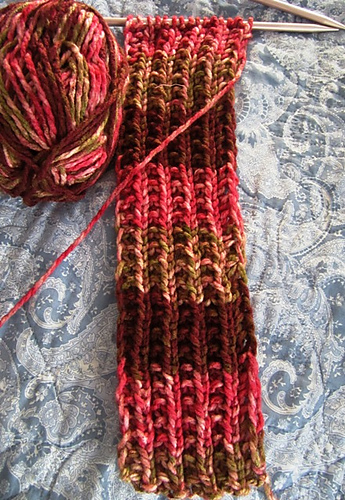 Ravelry: Easiest Farrow Rib Scarf pattern by Diana Troldahl