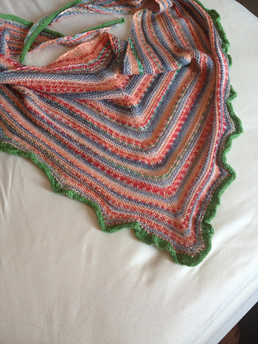 Ravelry: The Sock Knitter's Shawl pattern by Kay F Jones