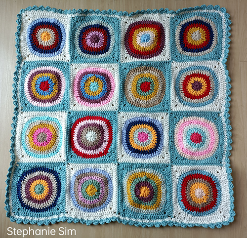 Ravelry: Concentric Circles Granny Square pattern by Marie Segares