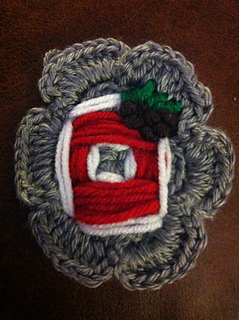 Ravelry: OSU Ohio State University Flower Headband pattern by Butterfly ...