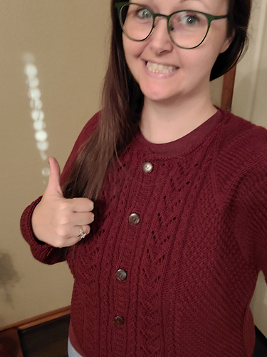 Mariechen Cardigan fresh off the needles : r/knitting