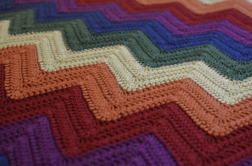 Ravelry: Rainbow Ripple Afghan pattern by Stephany's Stitches