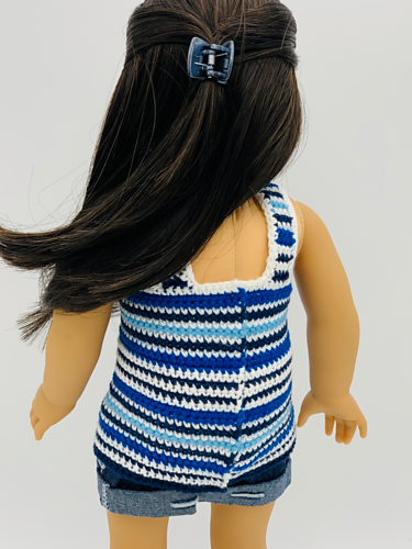 Ravelry: Striped Tank Top for 18" Dolls pattern by Stevie Hill
