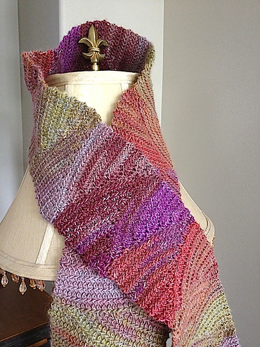 Ravelry: How Deep Is The Ocean Scarf pattern by Hooker Leo