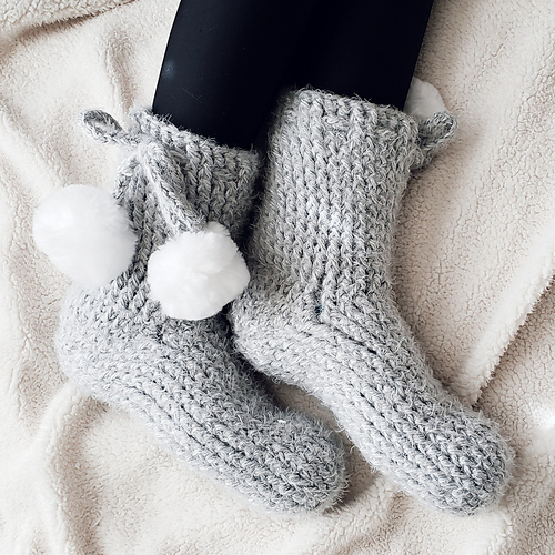 Ravelry: Elissa's Fuzzy Socks pattern by Sarah Watson