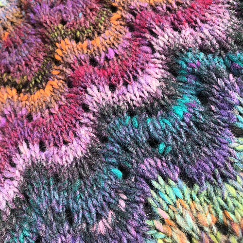 Ravelry: Noro fan scarf pattern by Susan Ashcroft