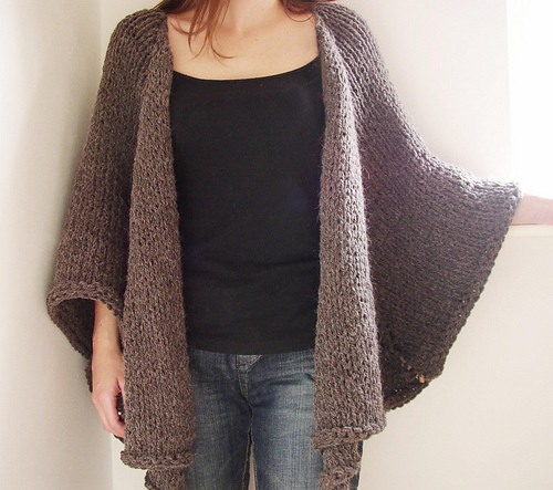Ravelry: Alpaca Cape Jacket pattern by Siobhan Brown