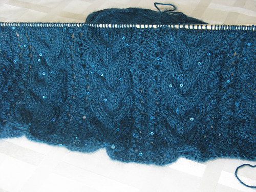 Ravelry: Lace Sequin Shawl pattern by Patons