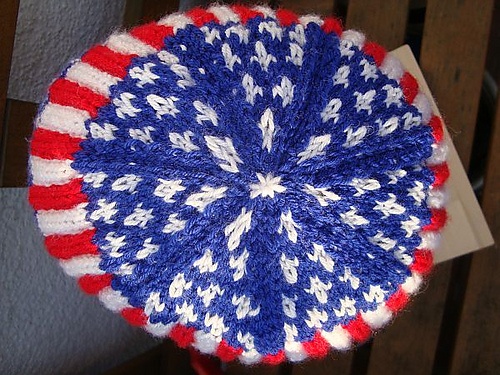 Ravelry: Star spangled cap pattern by Sandra Jäger