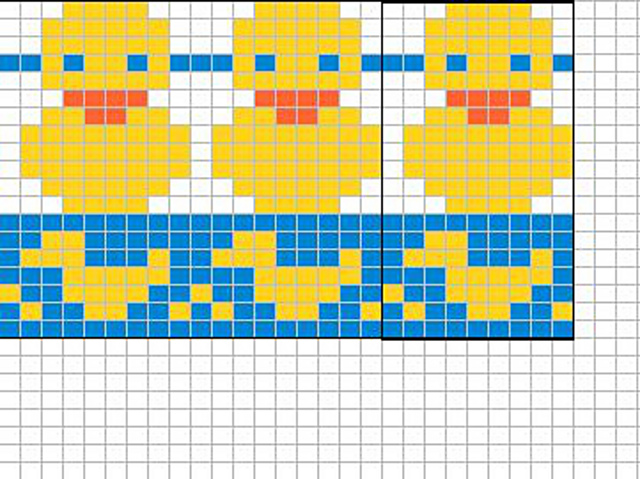 Ravelry: Rubber duck chart pattern by Sandra Jäger
