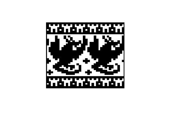 Ravelry: Black dragon chart pattern by Sandra Jäger